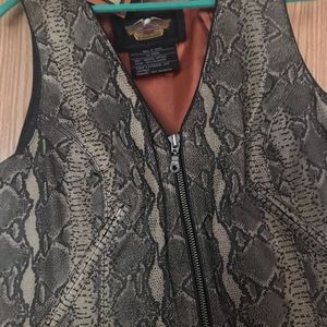 Harley-Davidson | Jackets & Coats | Harley Davidson Python Vest | Poshmark